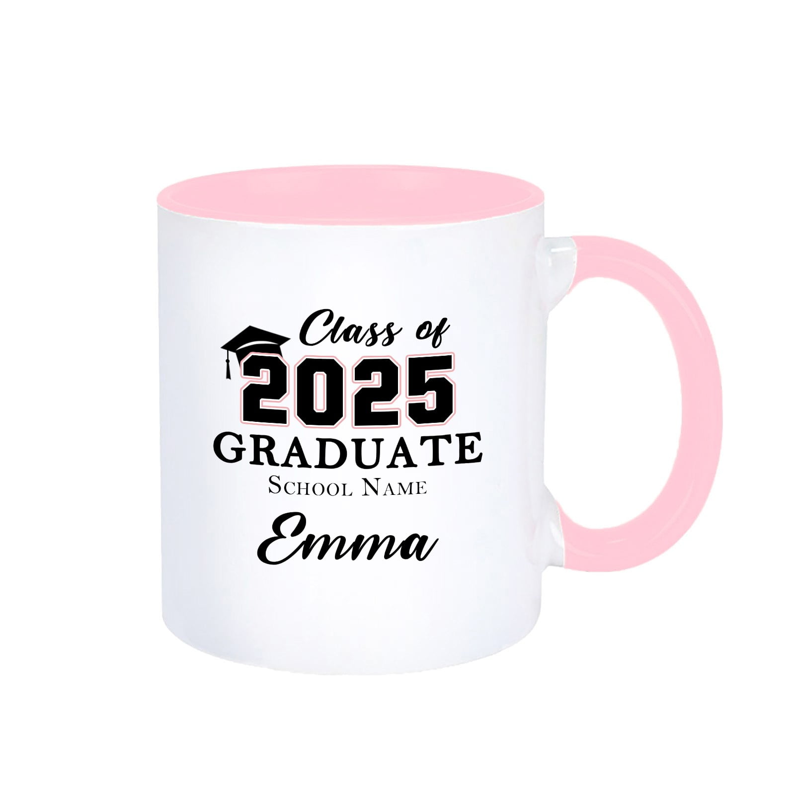 Graduation Her Him Custom Graduation Mug With Name Class Of 2025 High ...