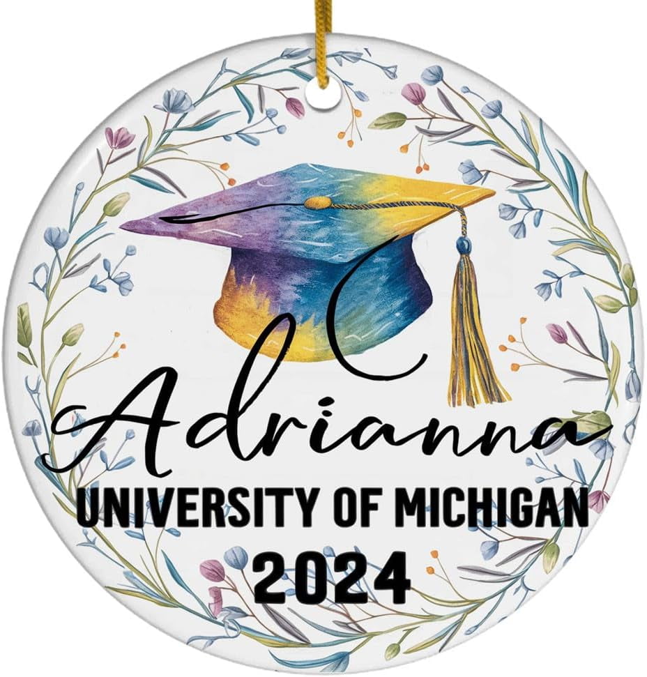 Graduation Custom Ornament, Graduation Keepsake, Personalized Name ...