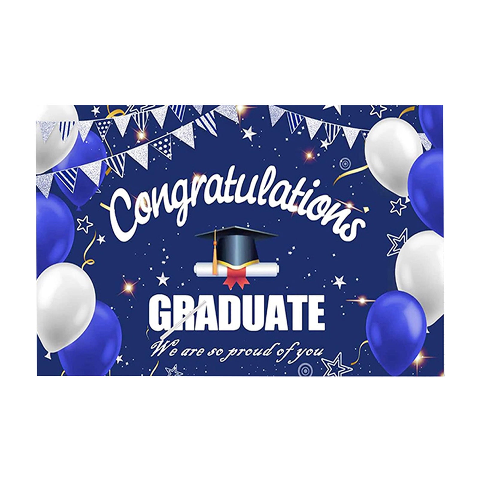 Graduation Decorations 150*100cm 2025 New Platinum Graduation Season ...