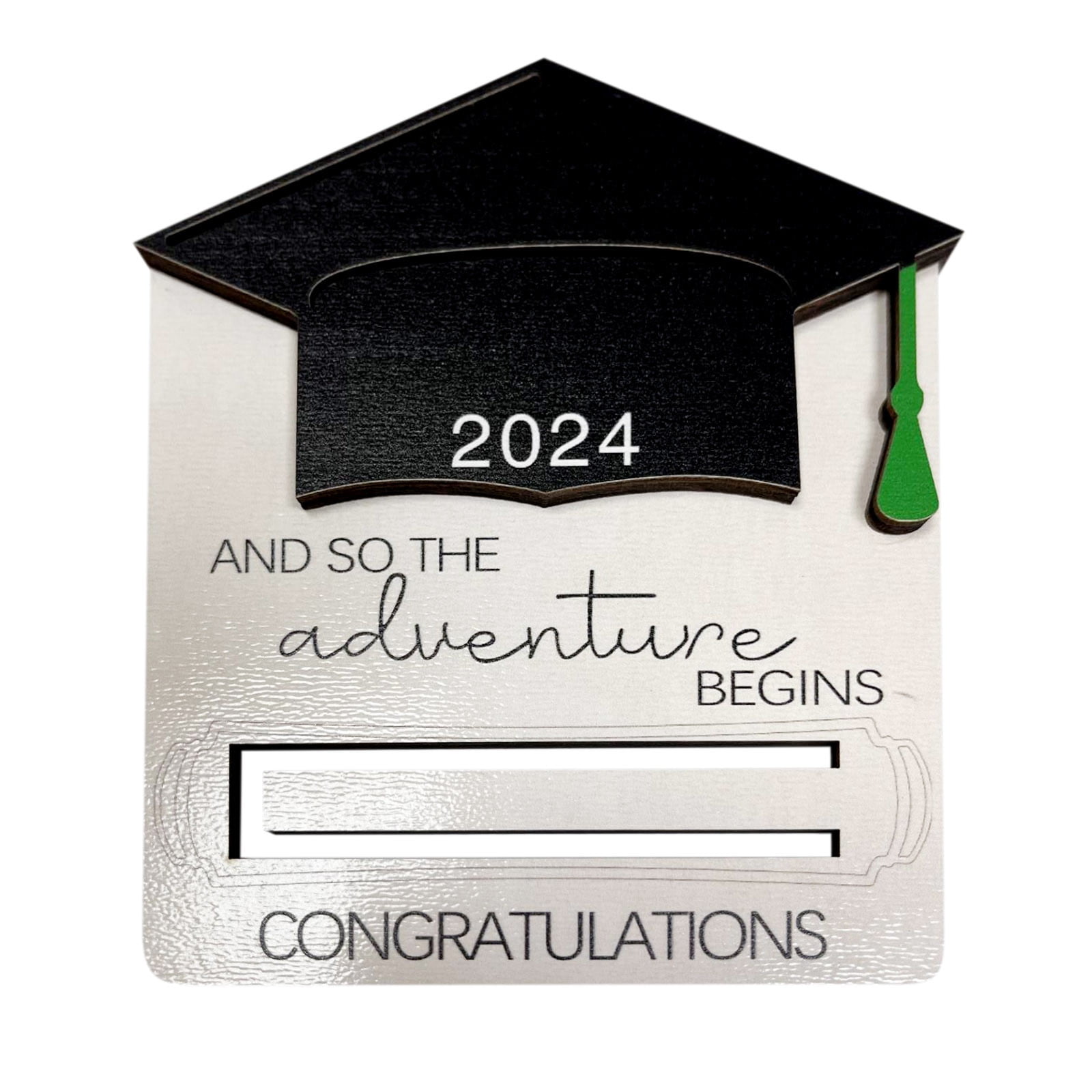 Graduation Decorations 2024 Wooden Graduation Money Packaging Money ...