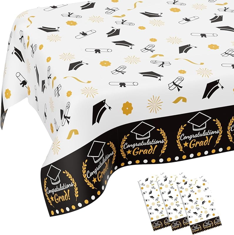 Graduation Decorations 2025, 2 Pack Blue and White Graduation ...