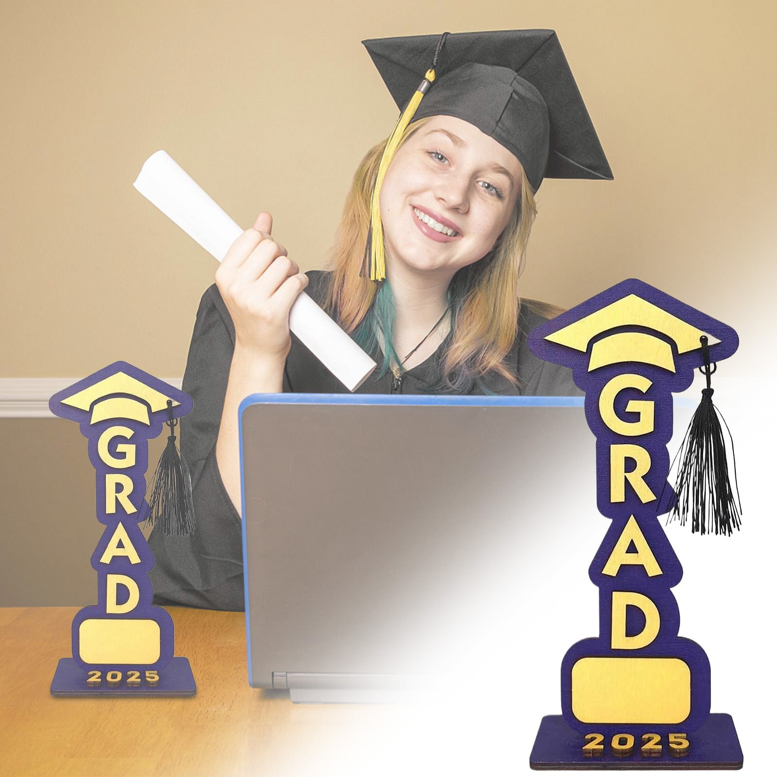 Graduation Decorations 2025,2025 Graduation Wooden Display Stand ...