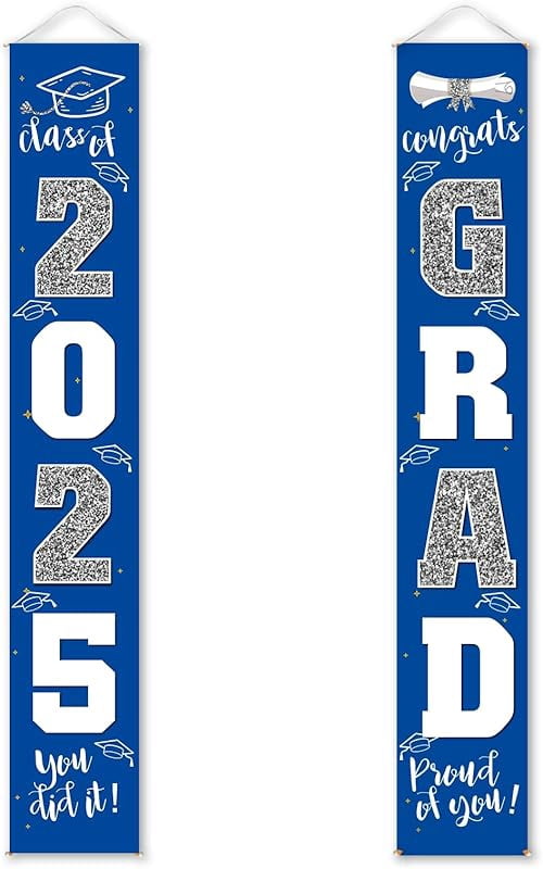 Graduation Decorations 2025 Porch Sign Banner for Class of 2025 ...