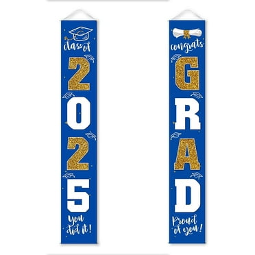 Graduation Decorations 2025 Porch Sign Banner You Did It Class of 2025 ...