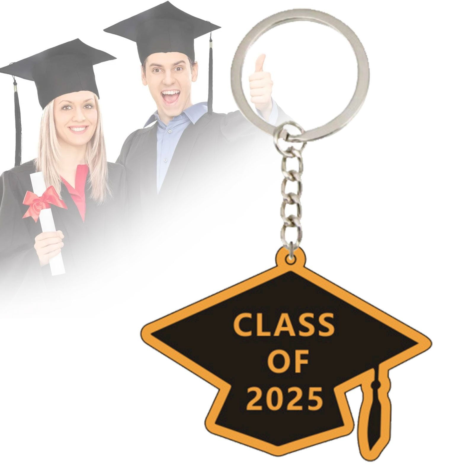 Graduation Decorations 2025,Class Of 2025 Graduation Keychains Grad Cap ...
