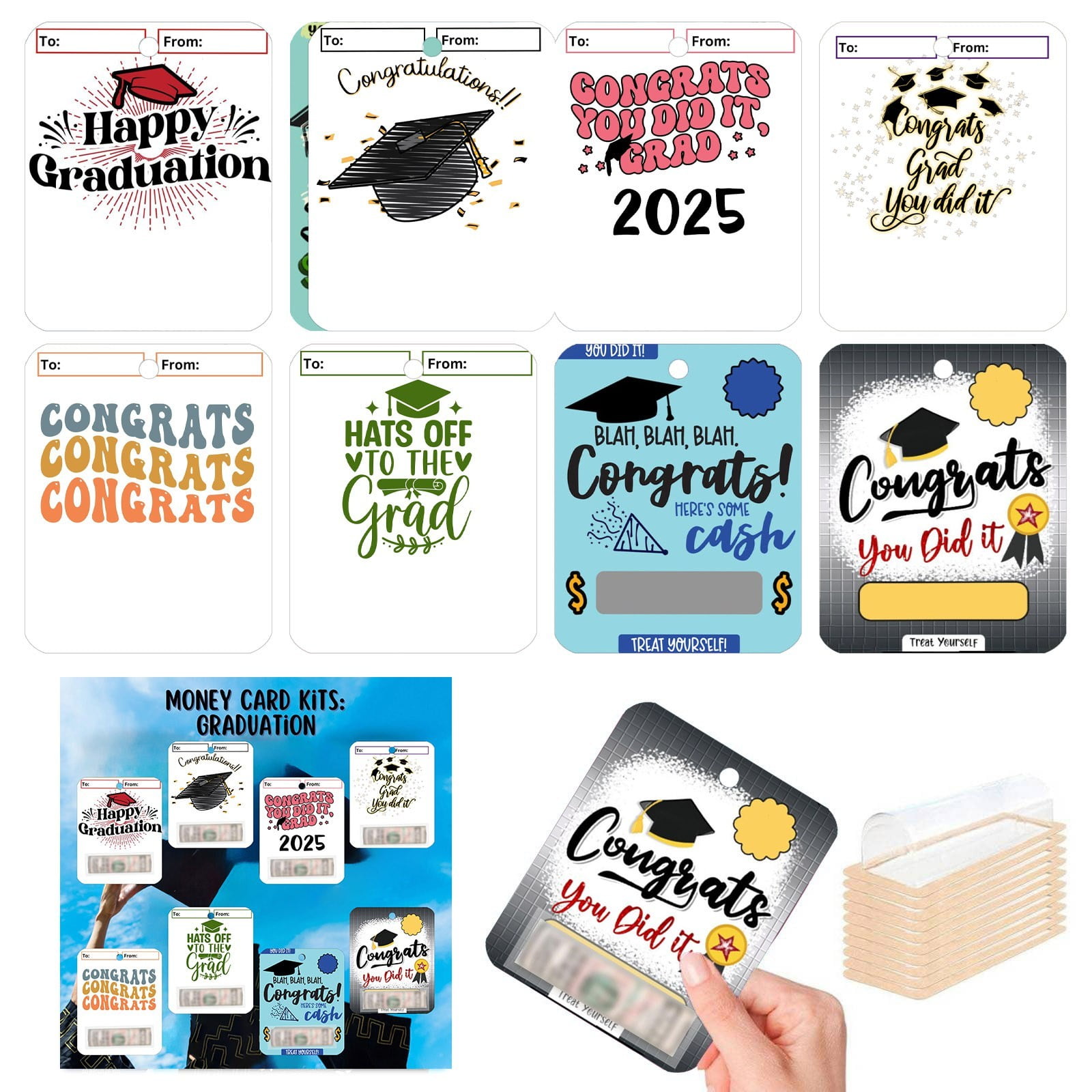 Graduation Decorations 2025,Graduation Card Graduation Card Clip ...