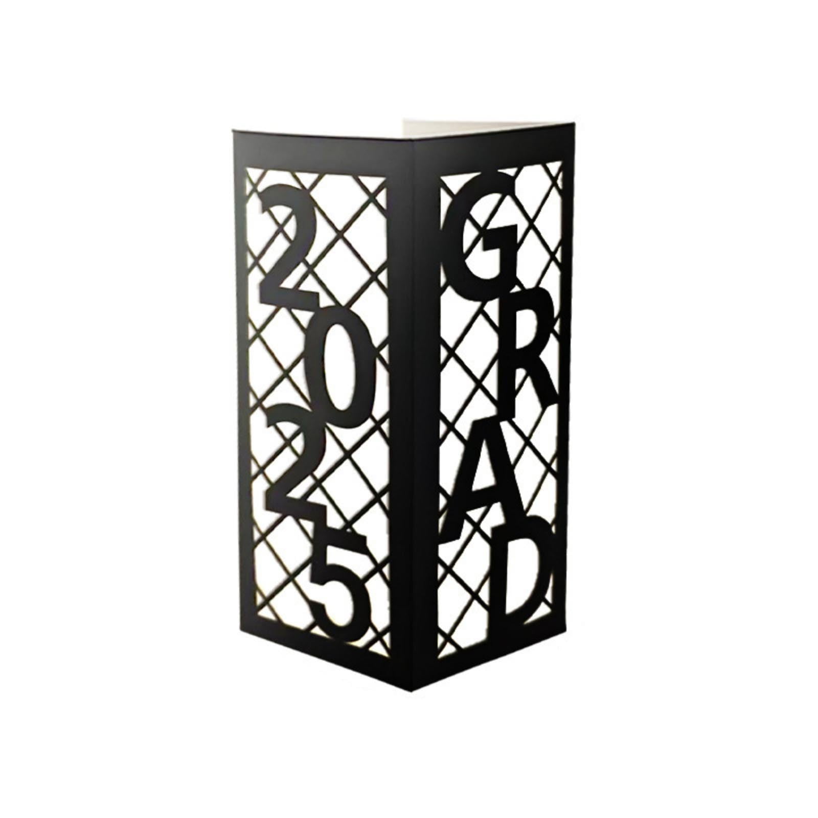 Graduation Decorations 2025 Graduation Card Holder Box Elegant Black ...