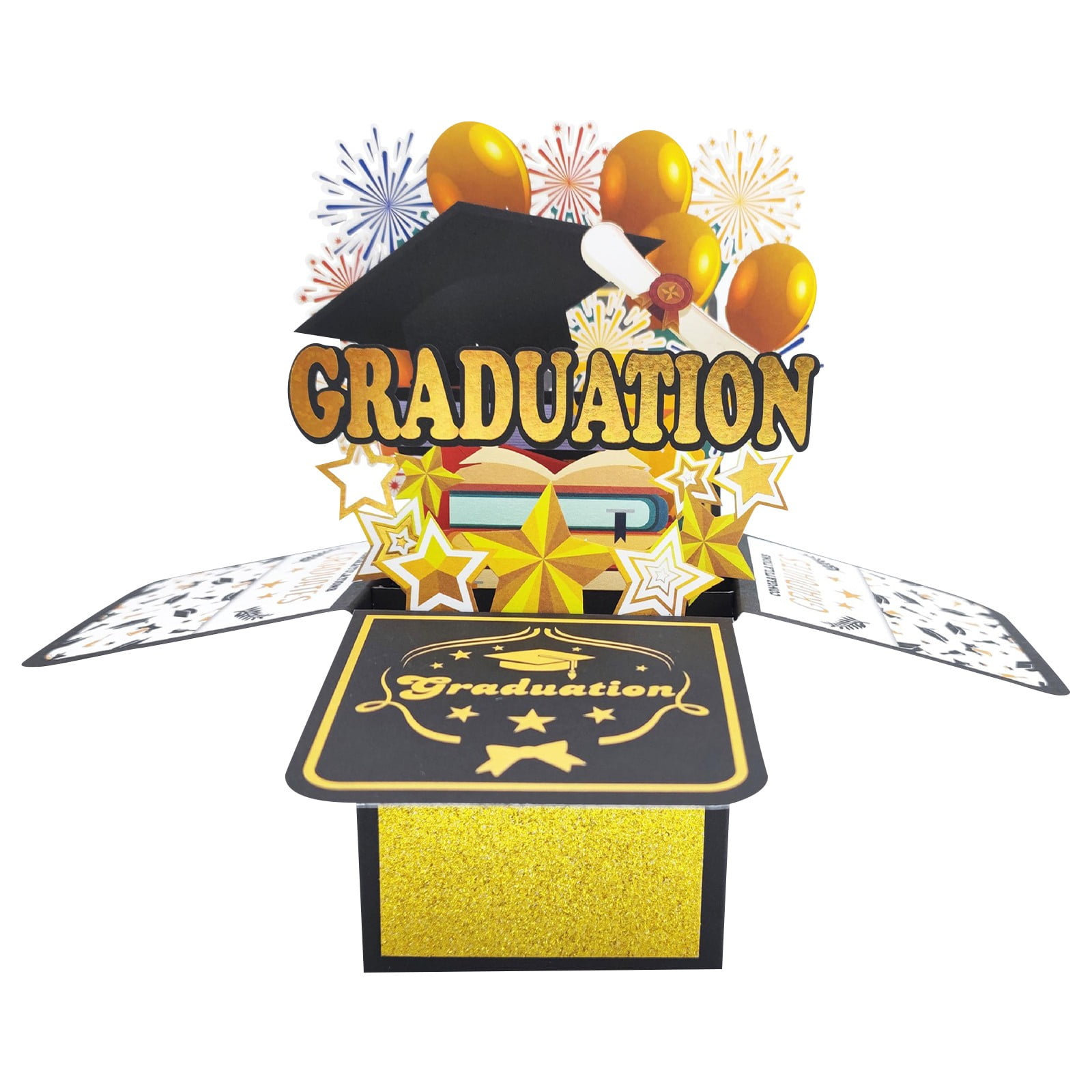 Graduation Decorations 2025 Graduation Up Cards, 3D Happy Graduation ...