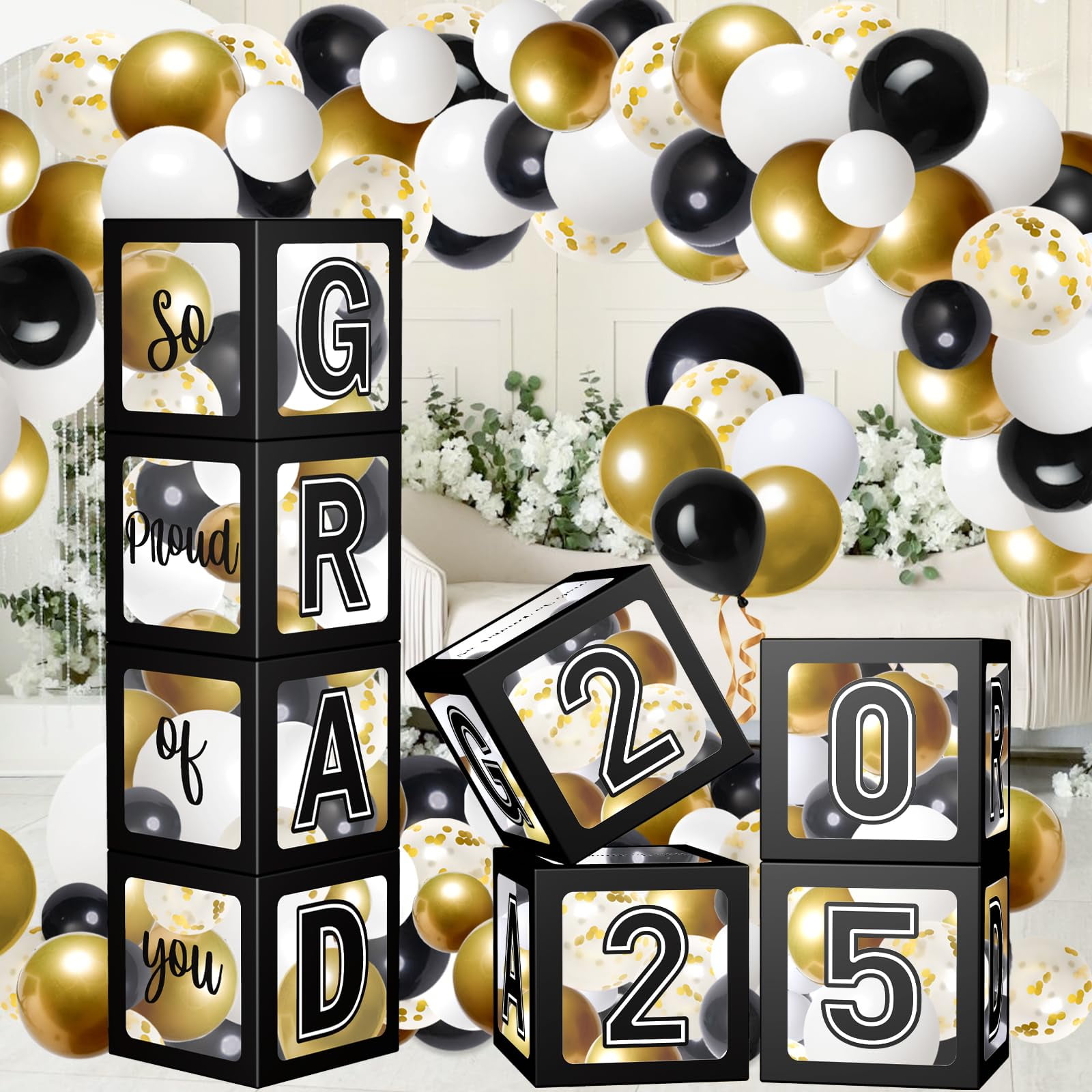 Graduation Decorations 2025 Graduation DHF10 Party Decorations Set of 4 ...