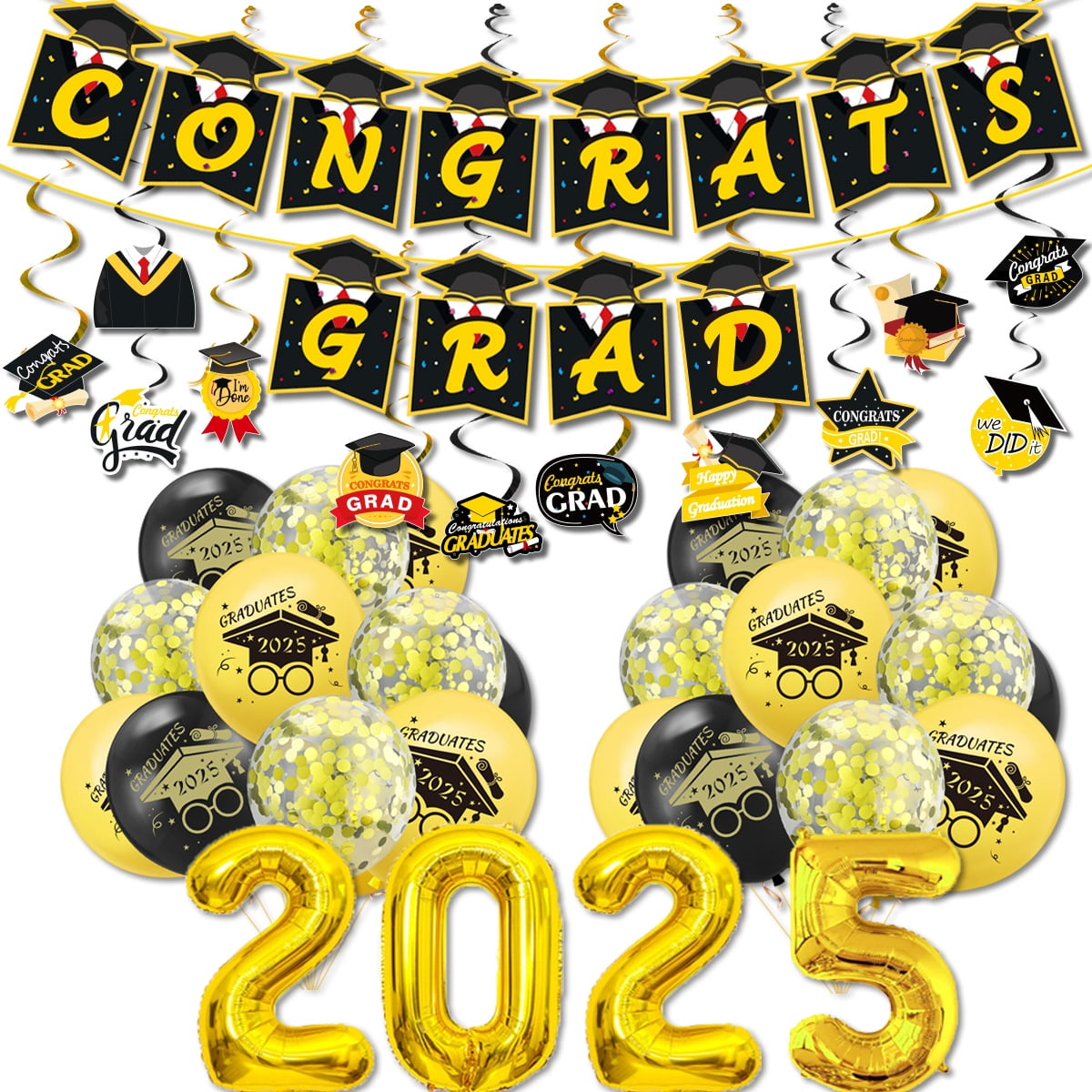Graduation Decorations 2025, Graduation Party Decorations Pack ...