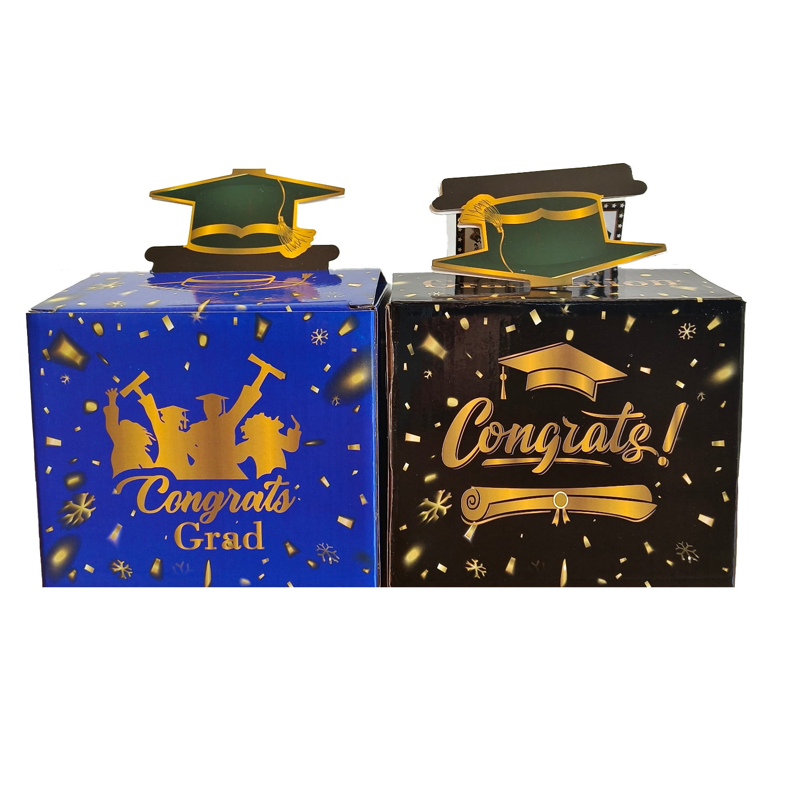 Graduation Decorations 2025 Graduation Party Gift Boxes Set Of 2 ...