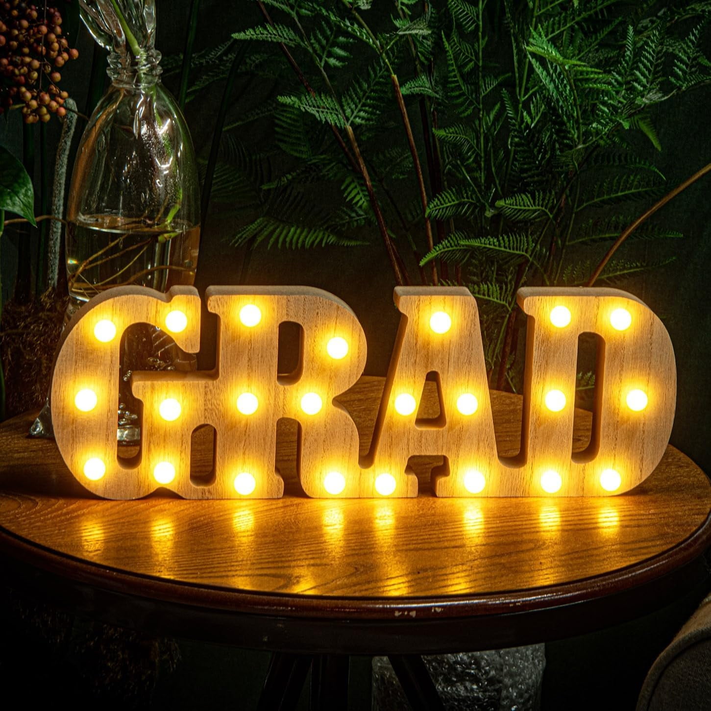 Graduation Decorations 2025-Long Marquee Light LED Up Letters 'Grad ...