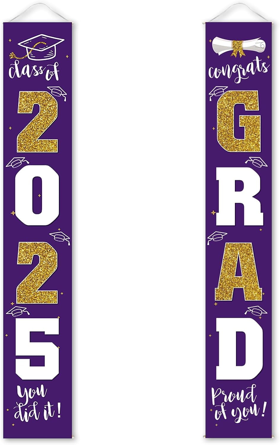 Graduation Decorations 2025 Porch Sign Banner for Class of 2025 ...