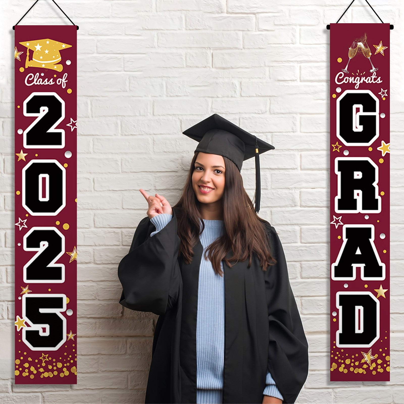 Graduation Decorations 2025, Porch & Wall Graduation Decor 2025 ...