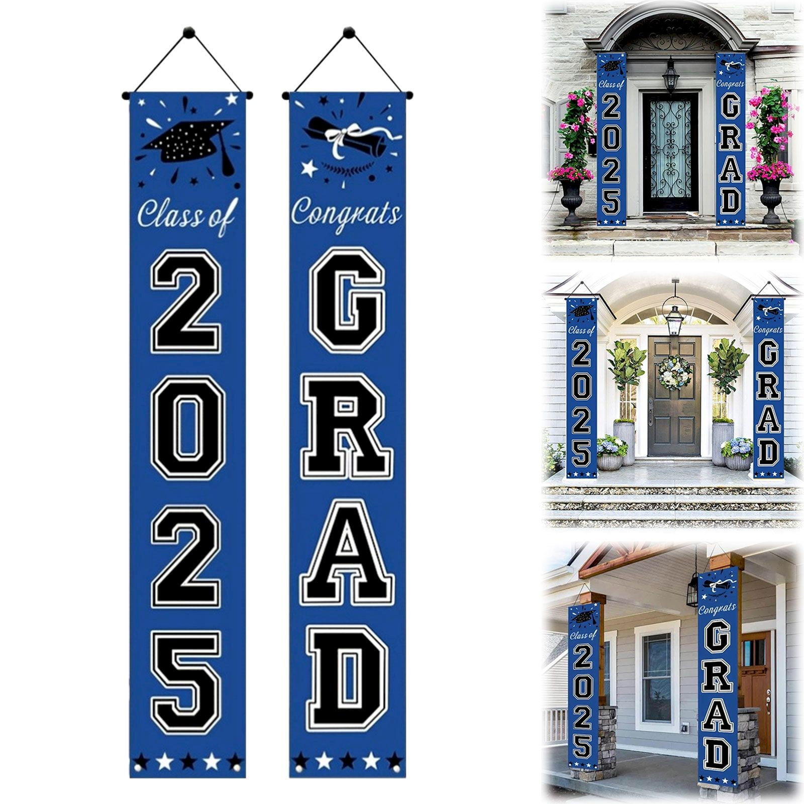 Graduation Decorations 2025 – Red and Black Graduation Party Banners ...