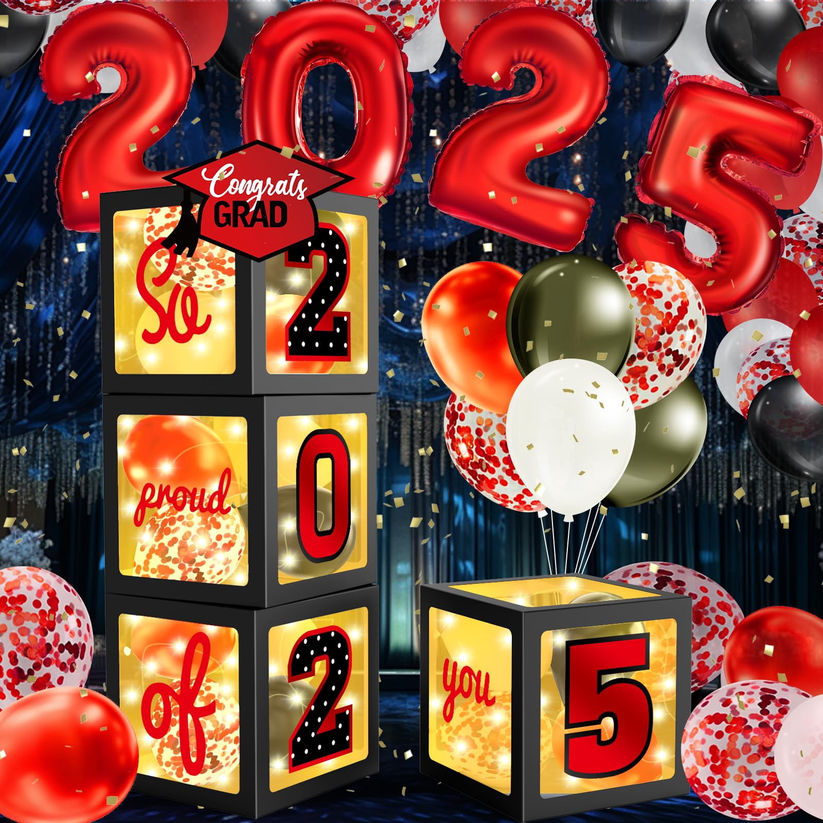 Graduation Decorations 2025,TRDN Graduation Party Decorations, Balloon ...