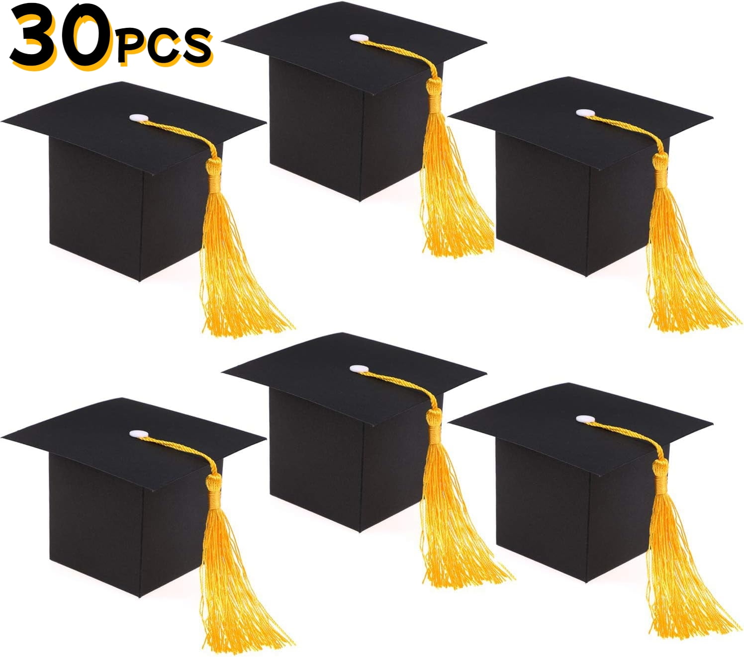 Graduation Party Favors, Graduation Candy Boxes DIY Grad Cap Box for ...