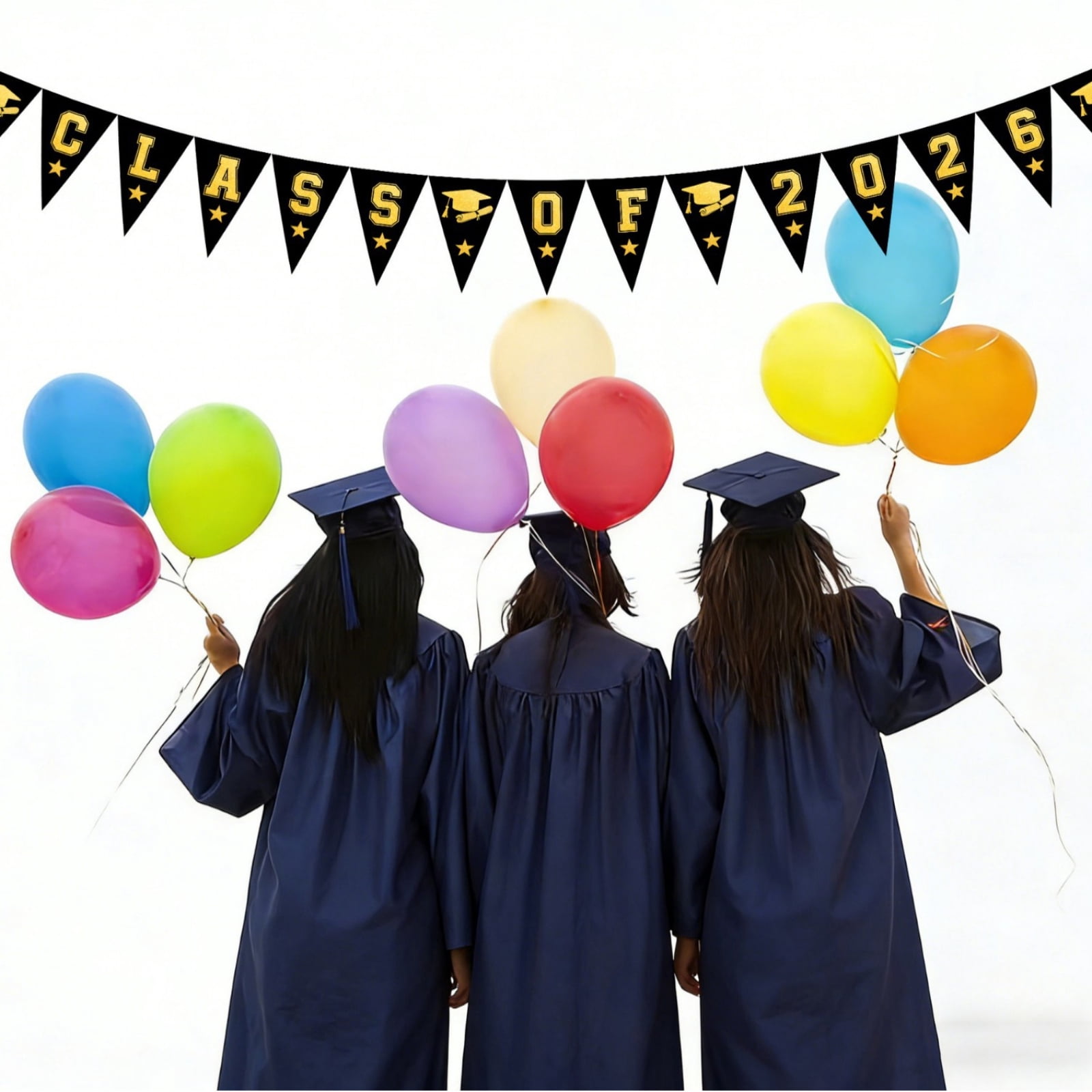 Graduation Decorations Banner Class of 2026, 2026 Graduation Party ...
