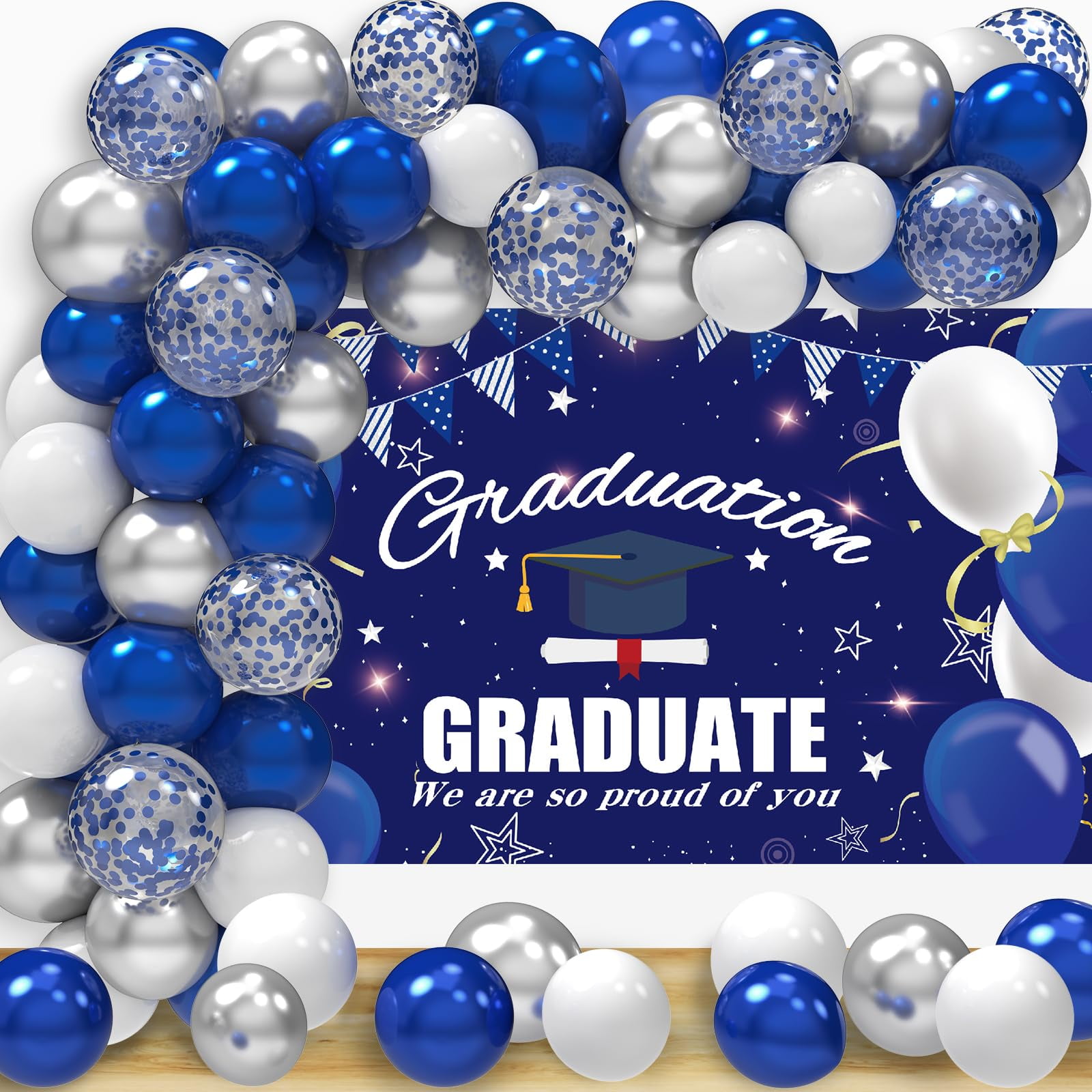 Graduation Decorations Class of 2024, Graduation Party Decorations Congrats Grad Banner Backdrop ...