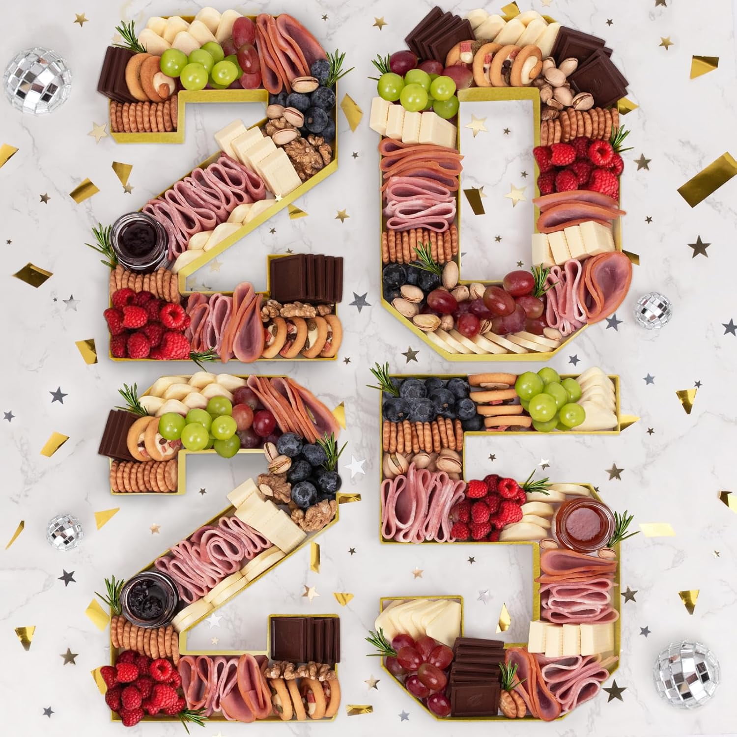 Graduation Decorations Class of 2025-2025 Numbers Charcuterie Board Box ...