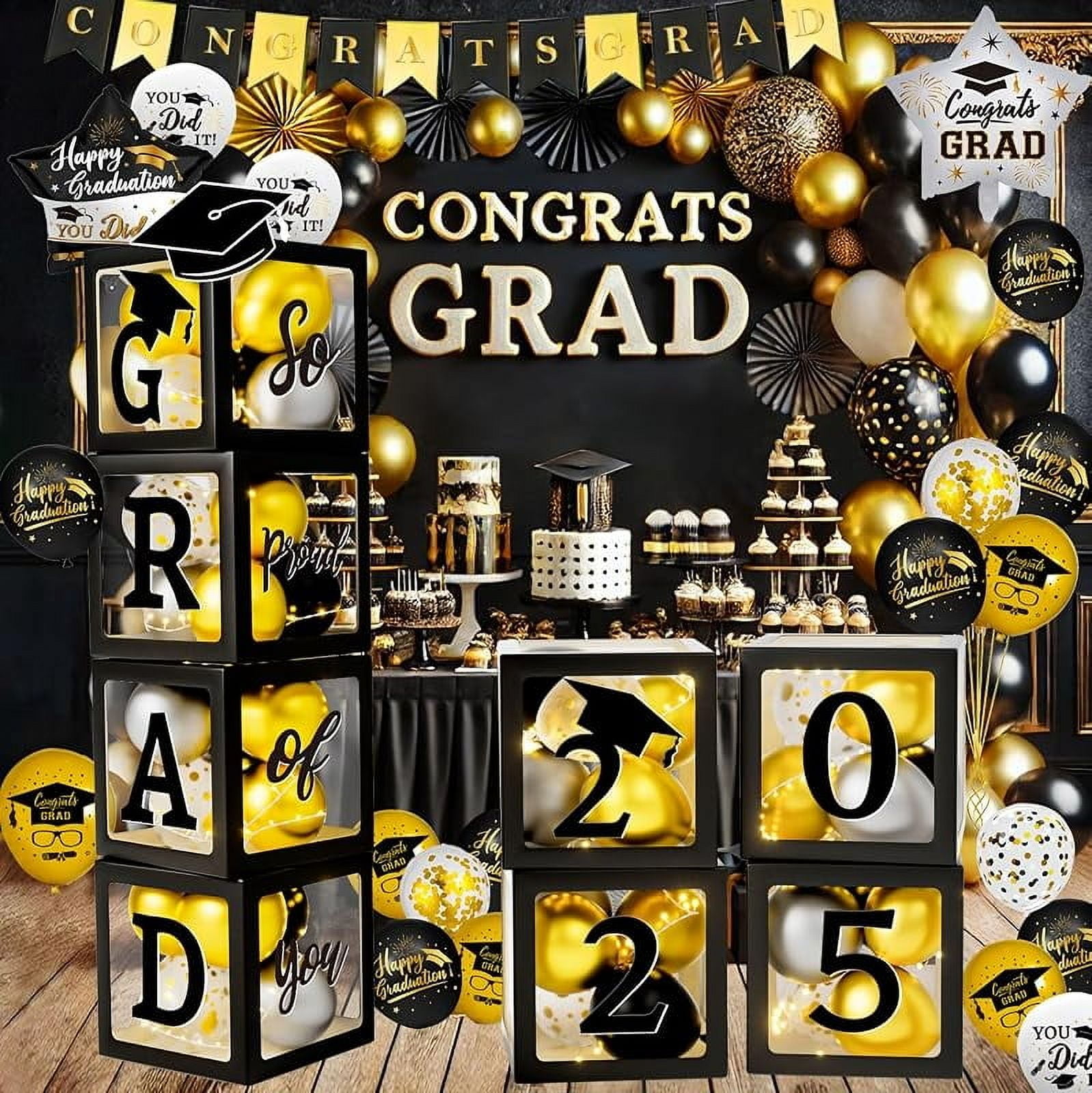 Graduation Decorations Class of 2025 - Blue Graduation Decorations ...