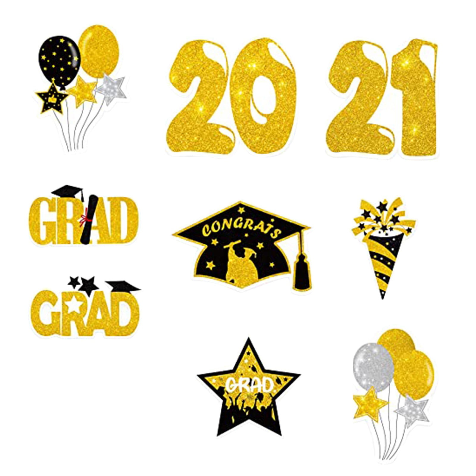 Graduation Decorations Graduation Party Decorations 2021 Gold Glitter ...