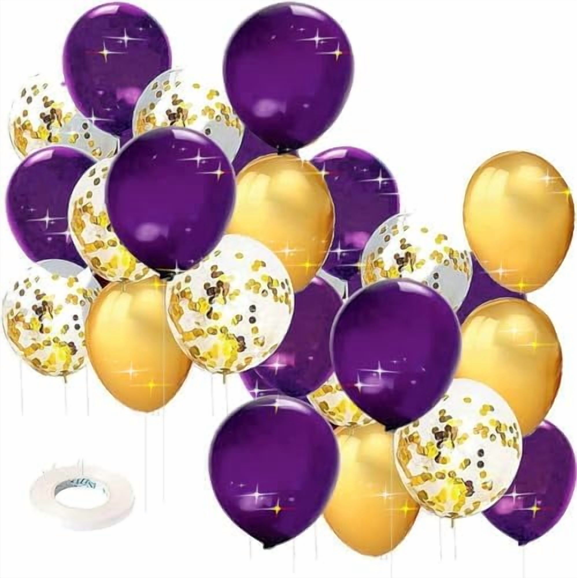 Graduation Decorations Purple Gold 2025/Purple Gold Balloons/Purple ...