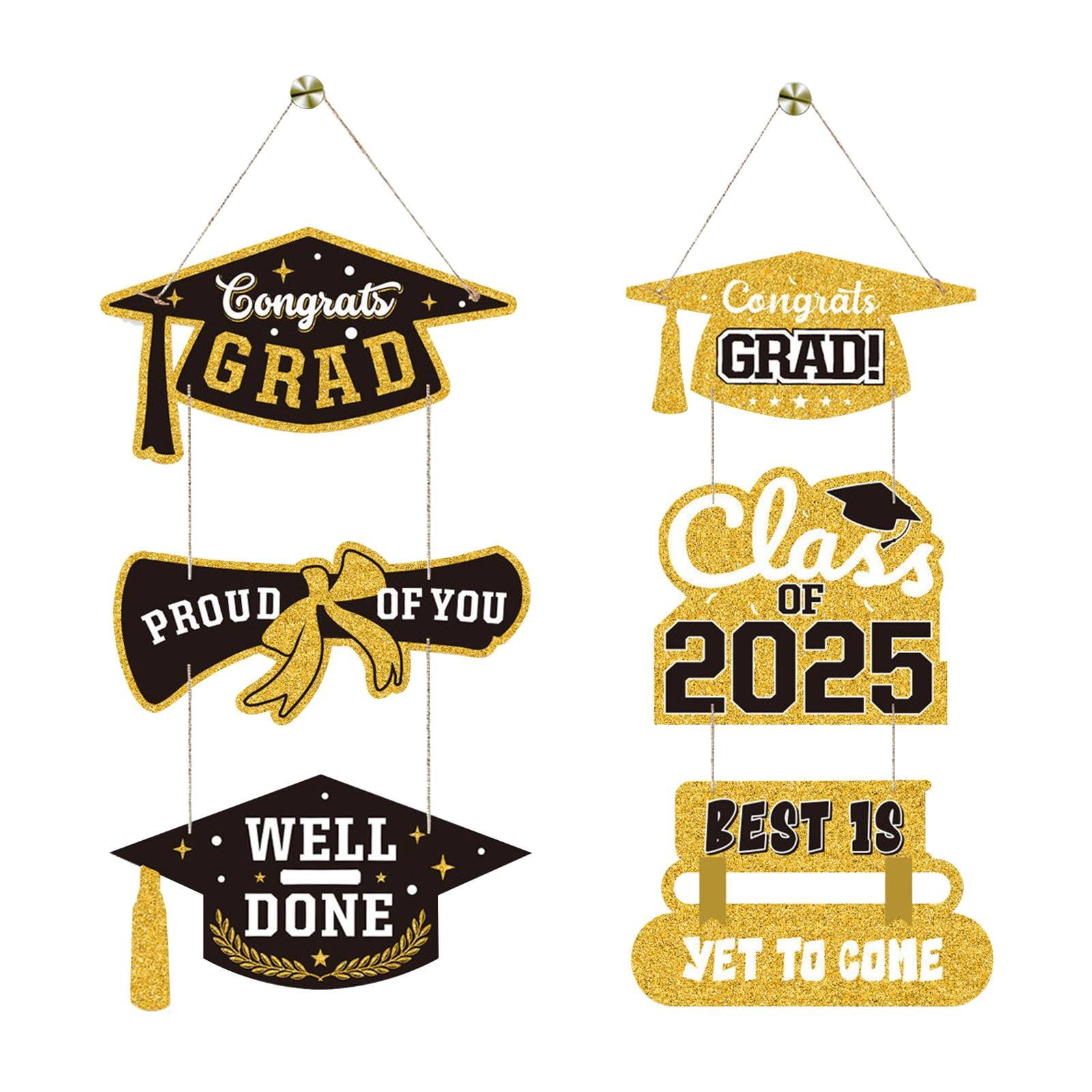 Graduation Door Hanger Class of 2025 Graduation Door Hanger â Congrats ...