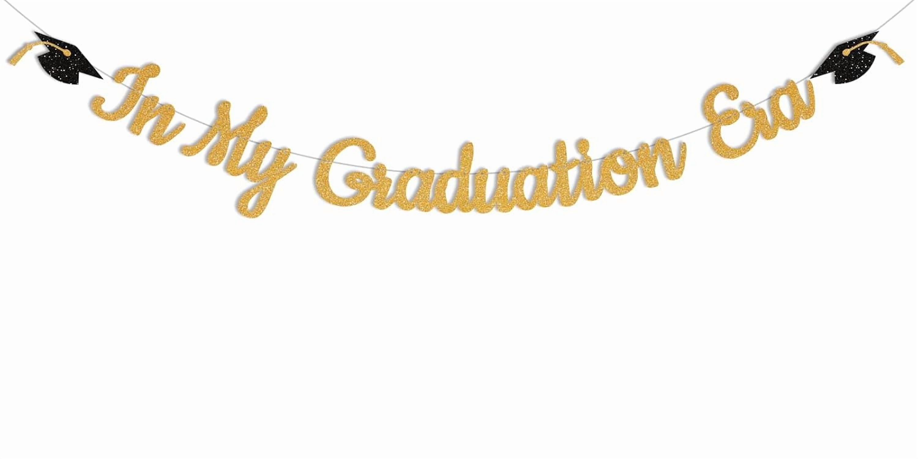 In My Graduation Era Banner - 2025 Graduation Decorations, Congrats ...