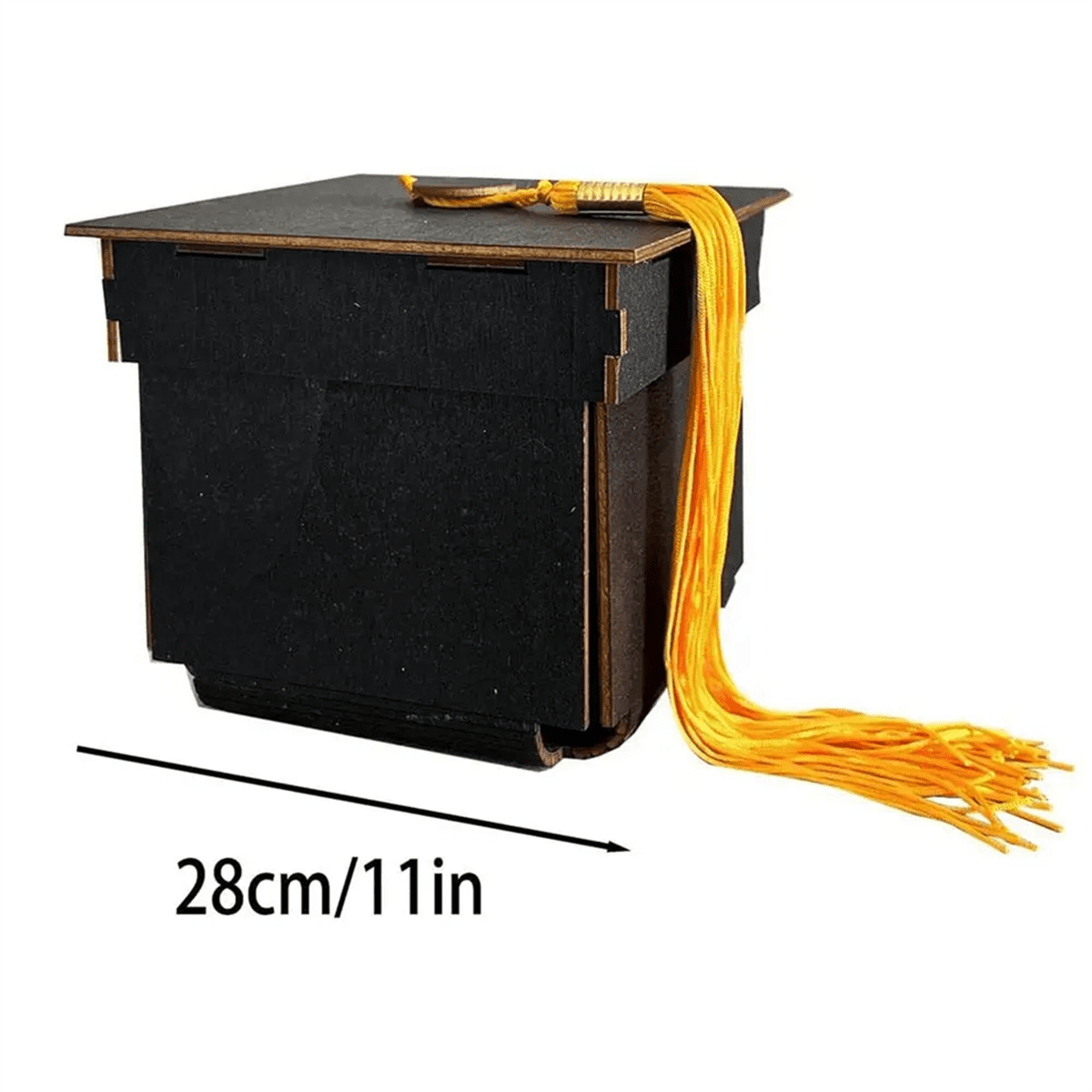 Graduation Explosions Box Bachelor Hat Shape Gift Packing Wooden Boxes ...