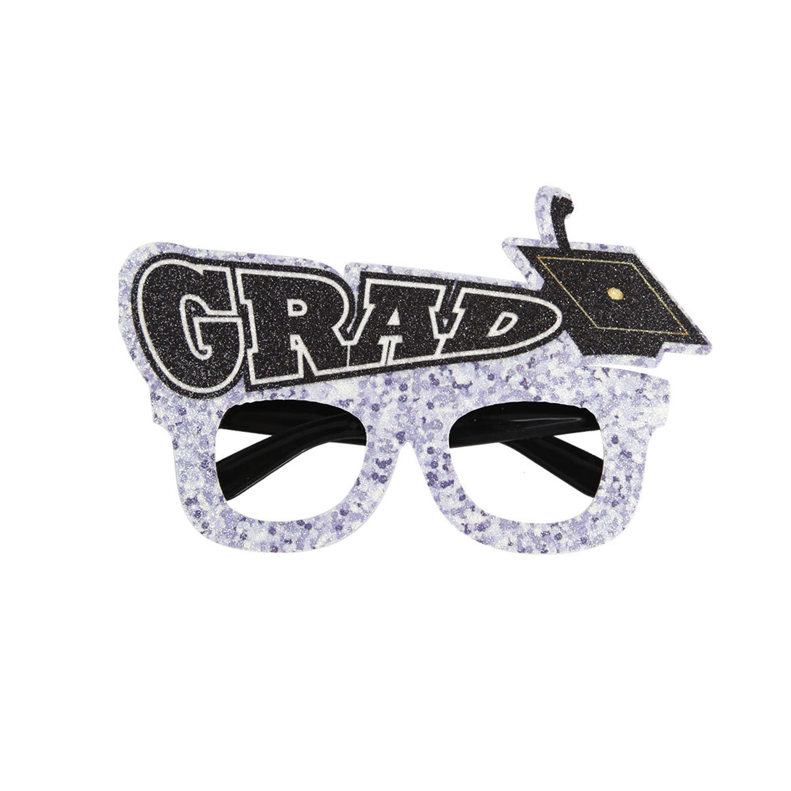 Graduation Eyeglasses 2025, 4" Photo Props, Sequin Fancys Grad ...