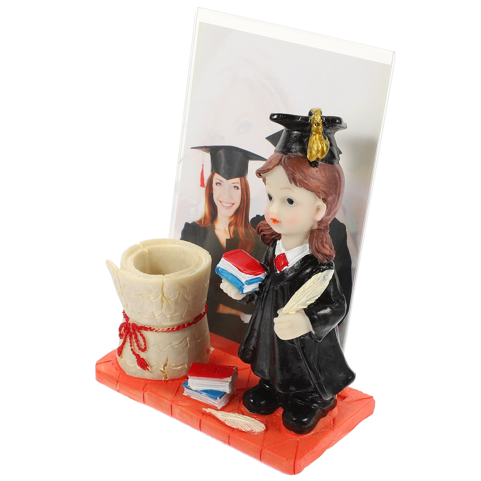 Graduation Figure Decoration Pen Organizer for Desk Ornaments Homedecor ...