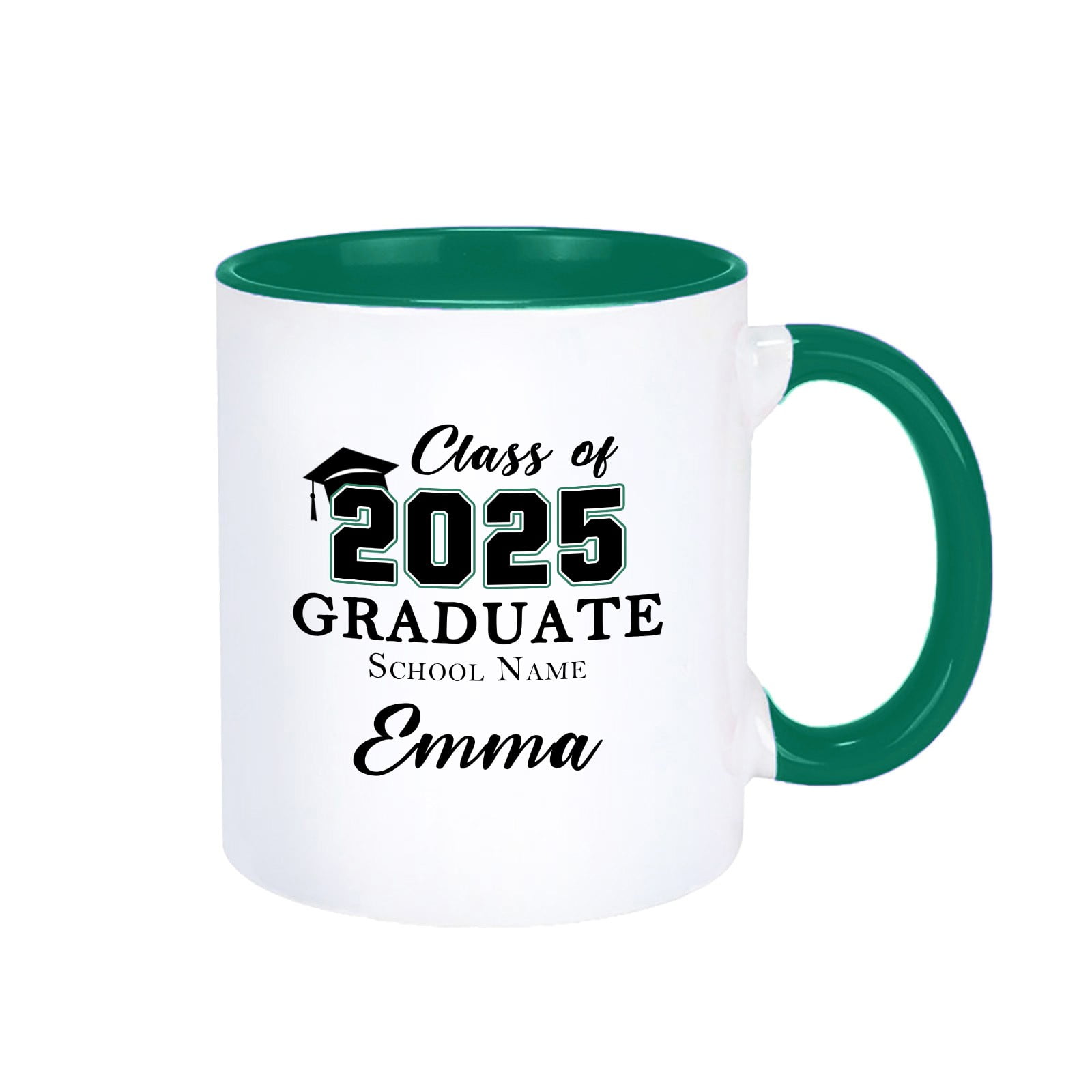 Graduation For Her Him Custom Graduation Mug With Name Class Of 2025 ...