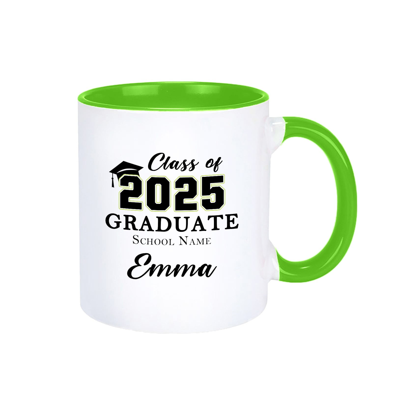 Graduation For Her Him Custom Graduation Mug With Name Class Of 2025 ...