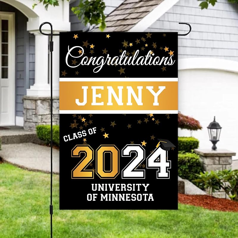 Graduation Garden Flag 2024, Senior Garden Flag 2024, Graduation Yard ...