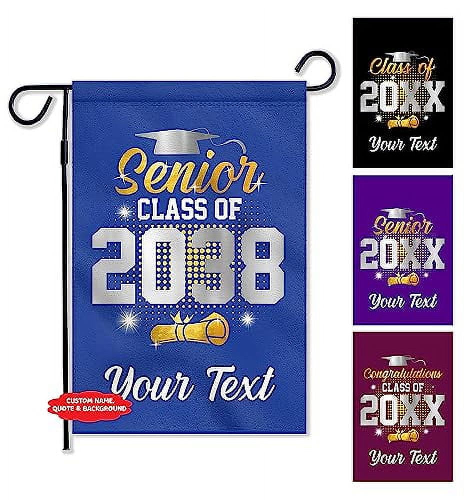 Graduation Garden Flag Advanced Class of 2024 Flag Custom Name ...