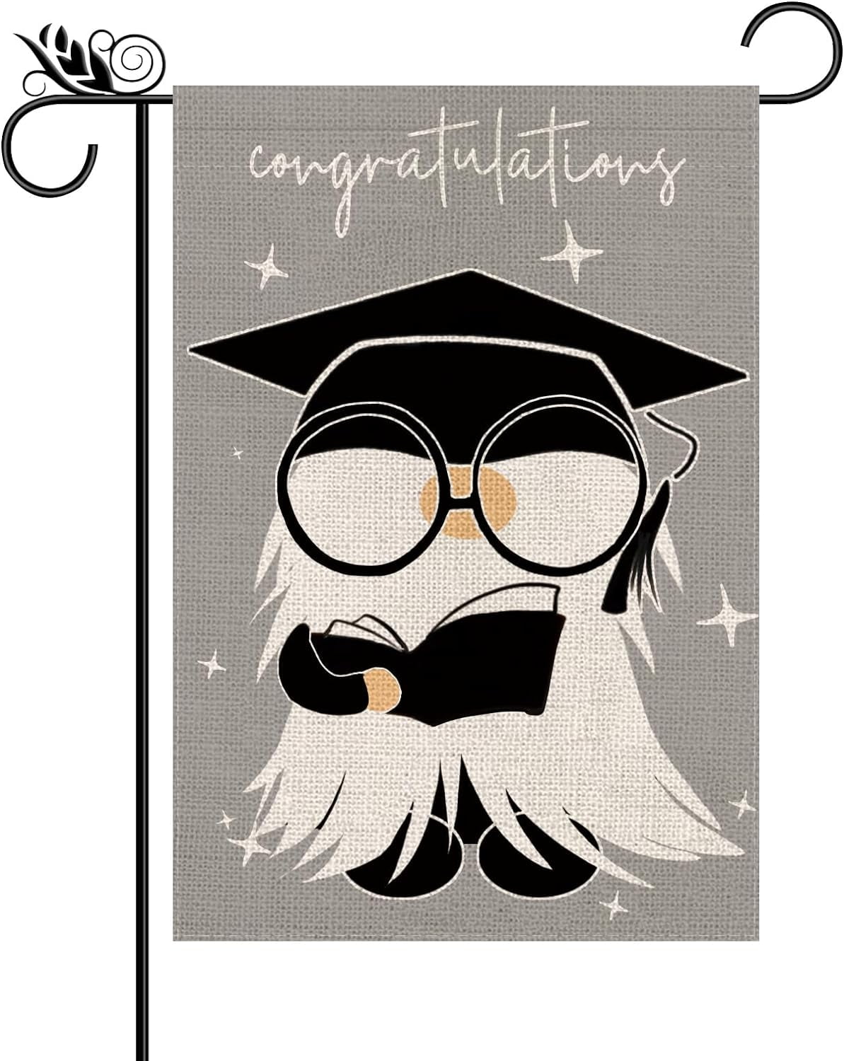 Graduation Garden Flag Congraturalions Gnome Cap Vertical Double Sided ...