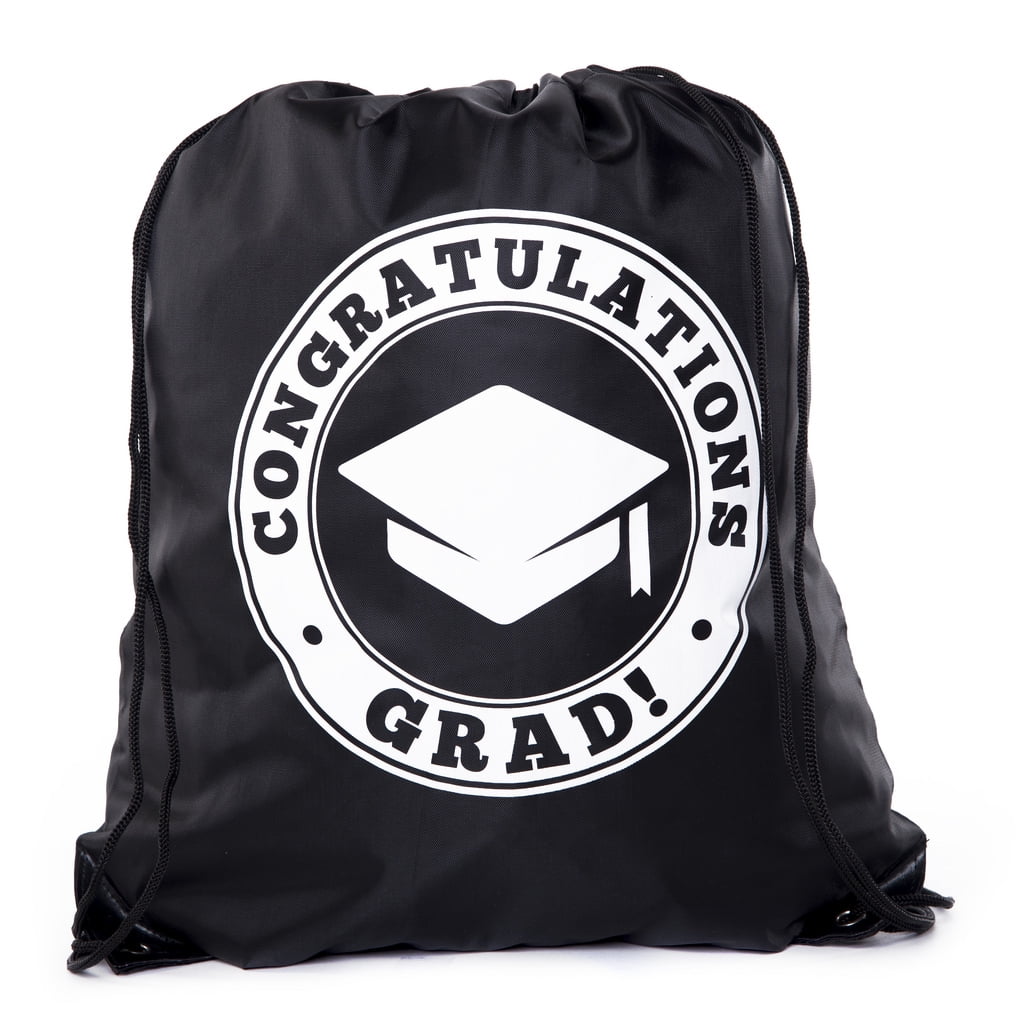 Graduation Gift Bags for Graduation Party Favors | Drawstring Bags by ...