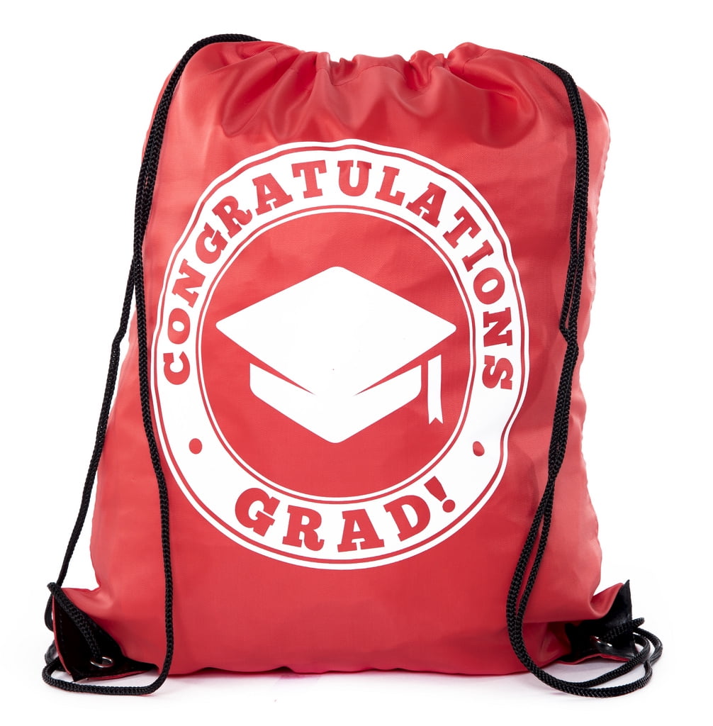 Graduation Gift Bags for Graduation Party Favors | Drawstring Bags by ...