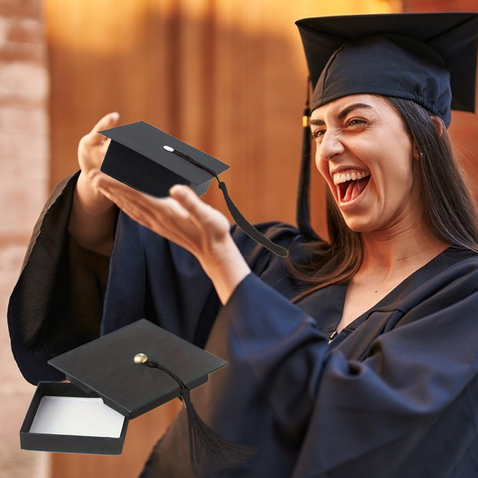 Graduation Gift Box with Tassel for Her Class of 2025 Graduation Hat ...