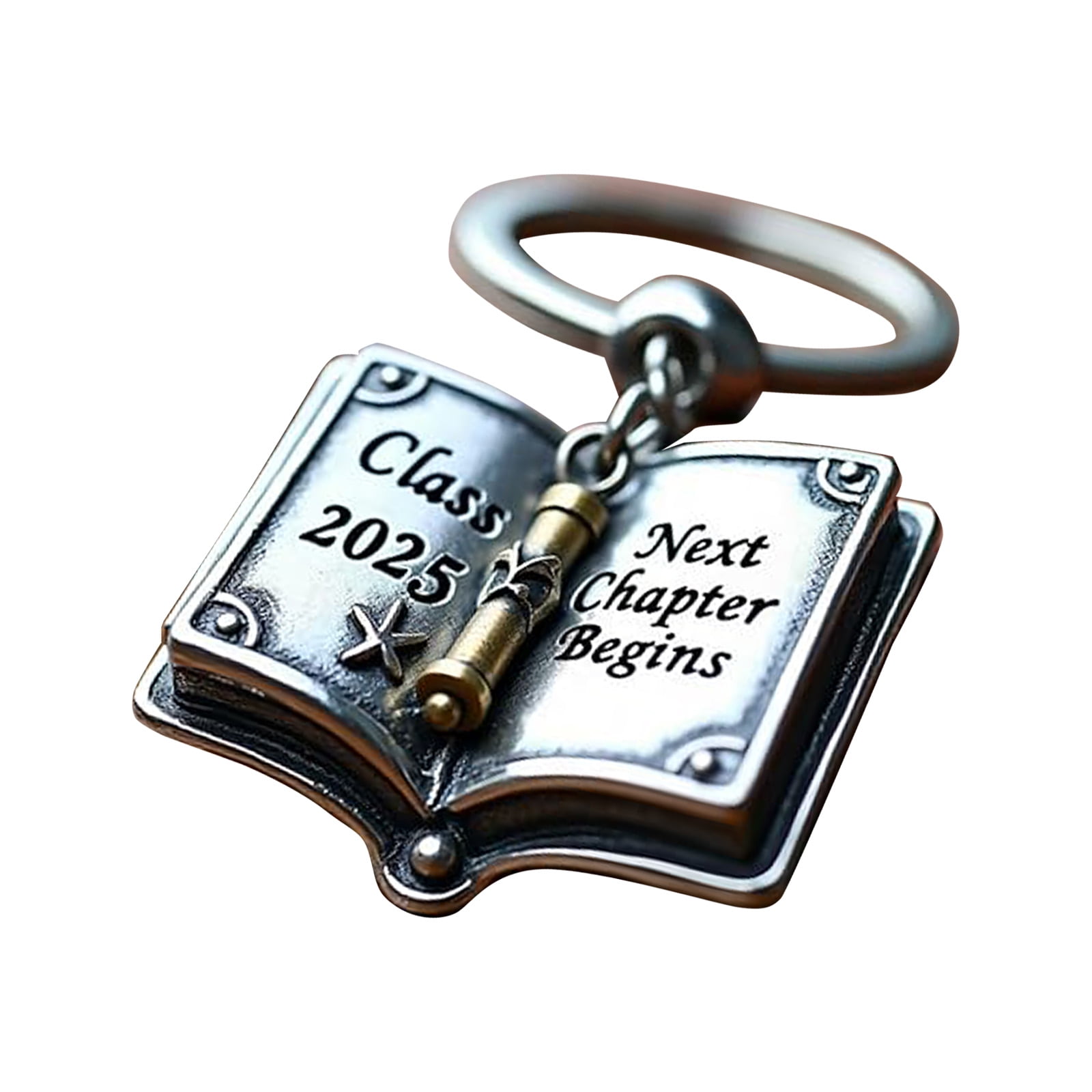Graduation Gift Class Of 2025 Book Shaped Graduation Keychain Graduate ...