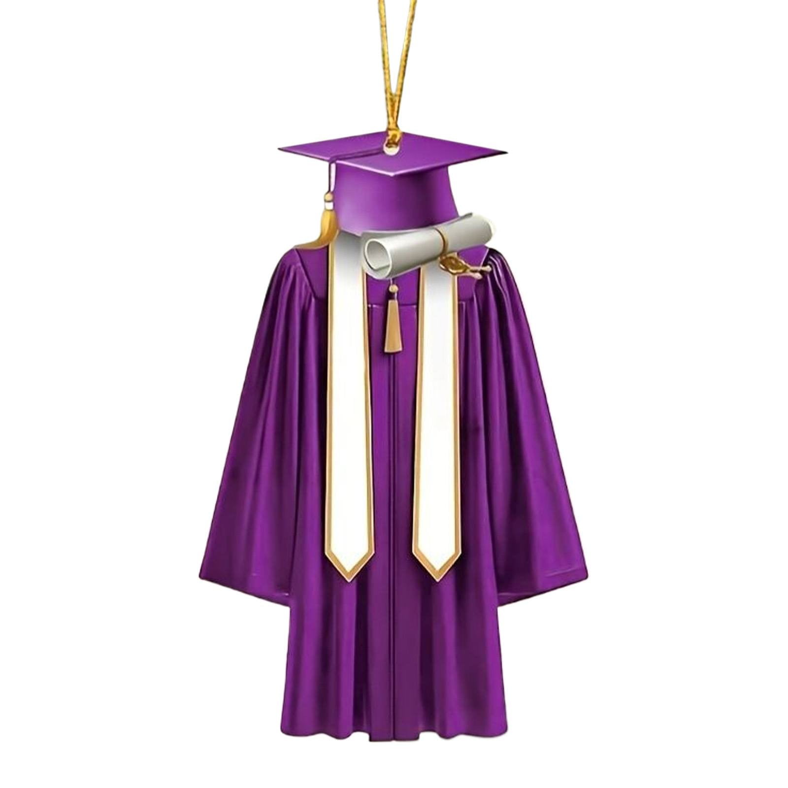 Graduation Gift | Class of 2025 | Acrylic Ornament Purple | College ...