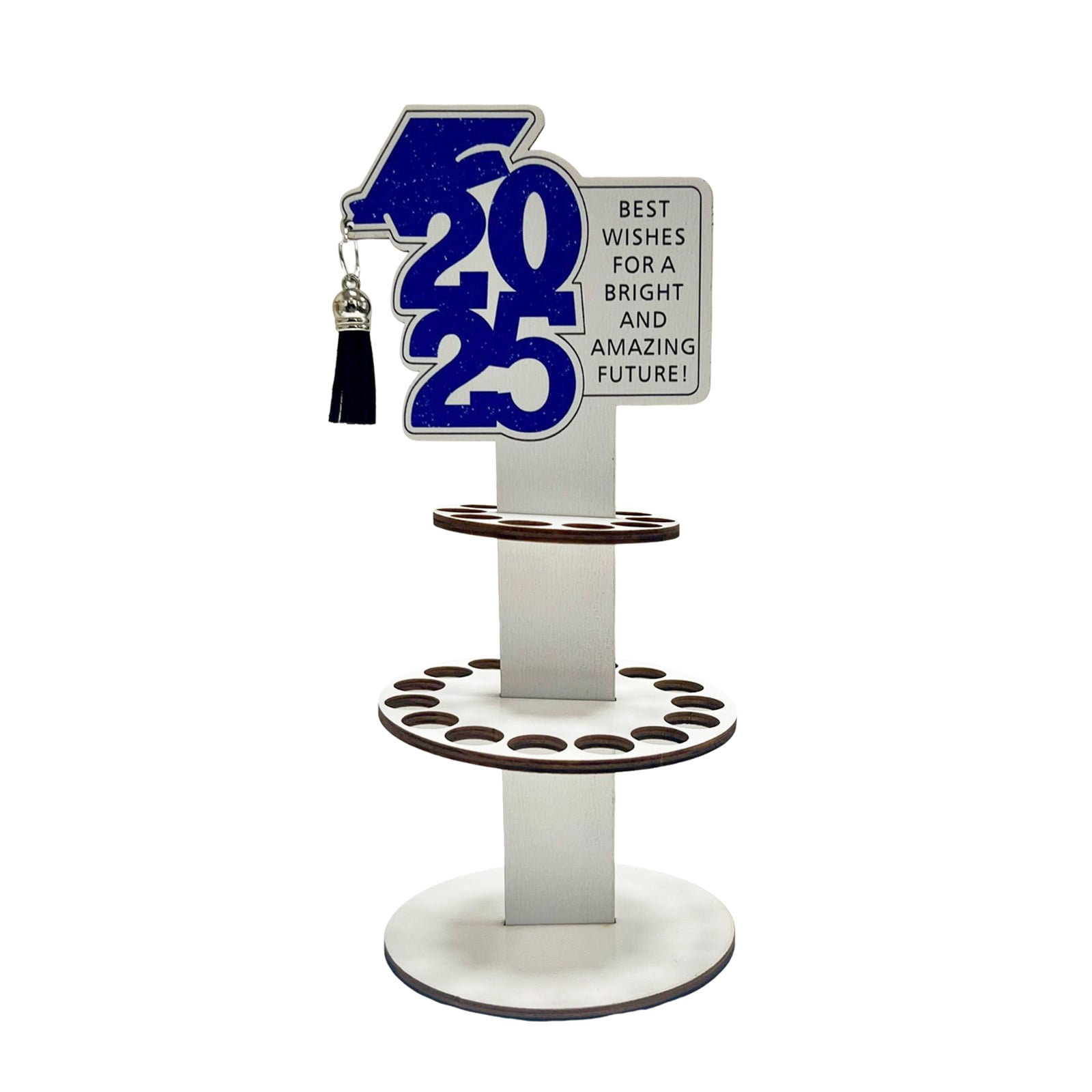 Graduation Gift Holder DIY Double Layer Holders With 25 Holes Congrats ...
