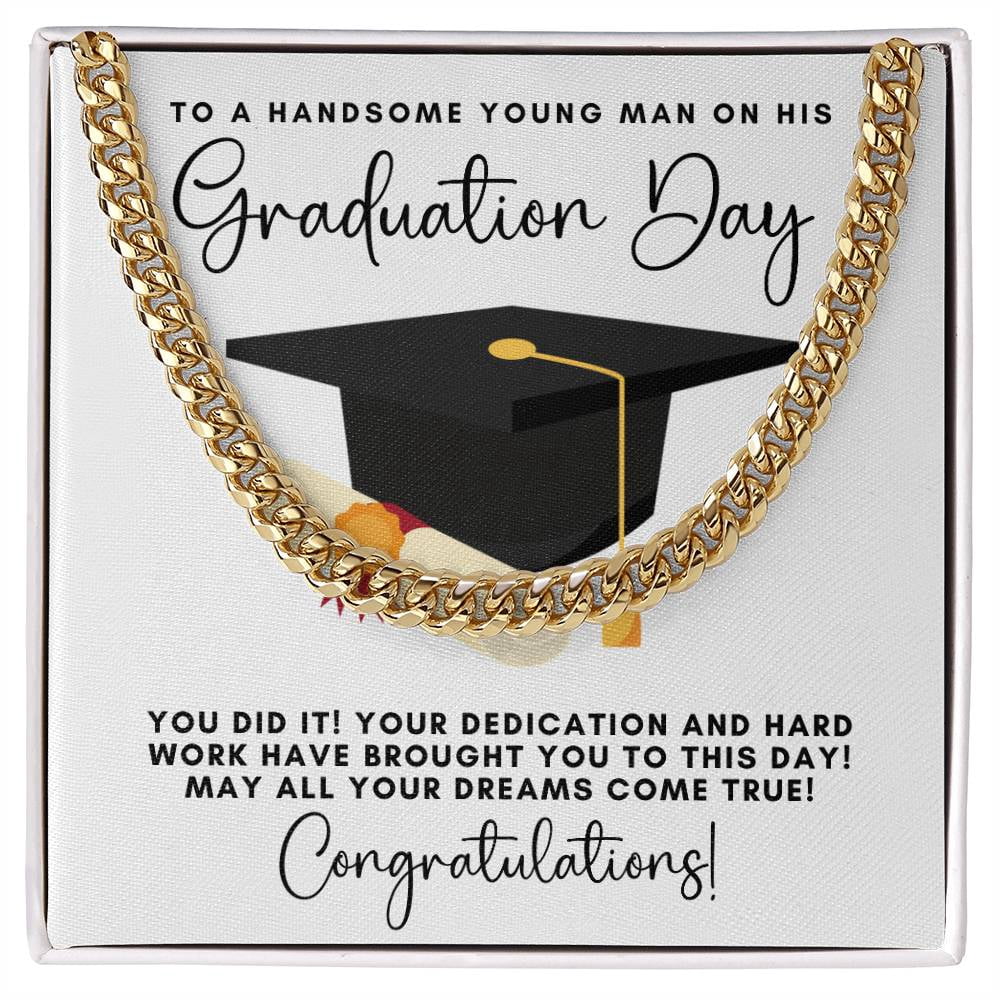 Graduation Gift Necklace, Graduation Gift for Him, College Graduation ...