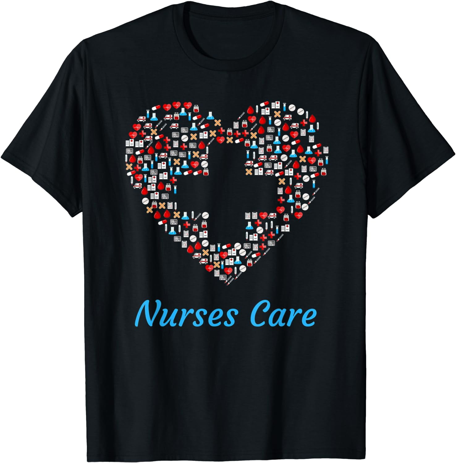 Graduation Gift Nurse TShirt - National Nurses Day T-Shirt Black 4X ...