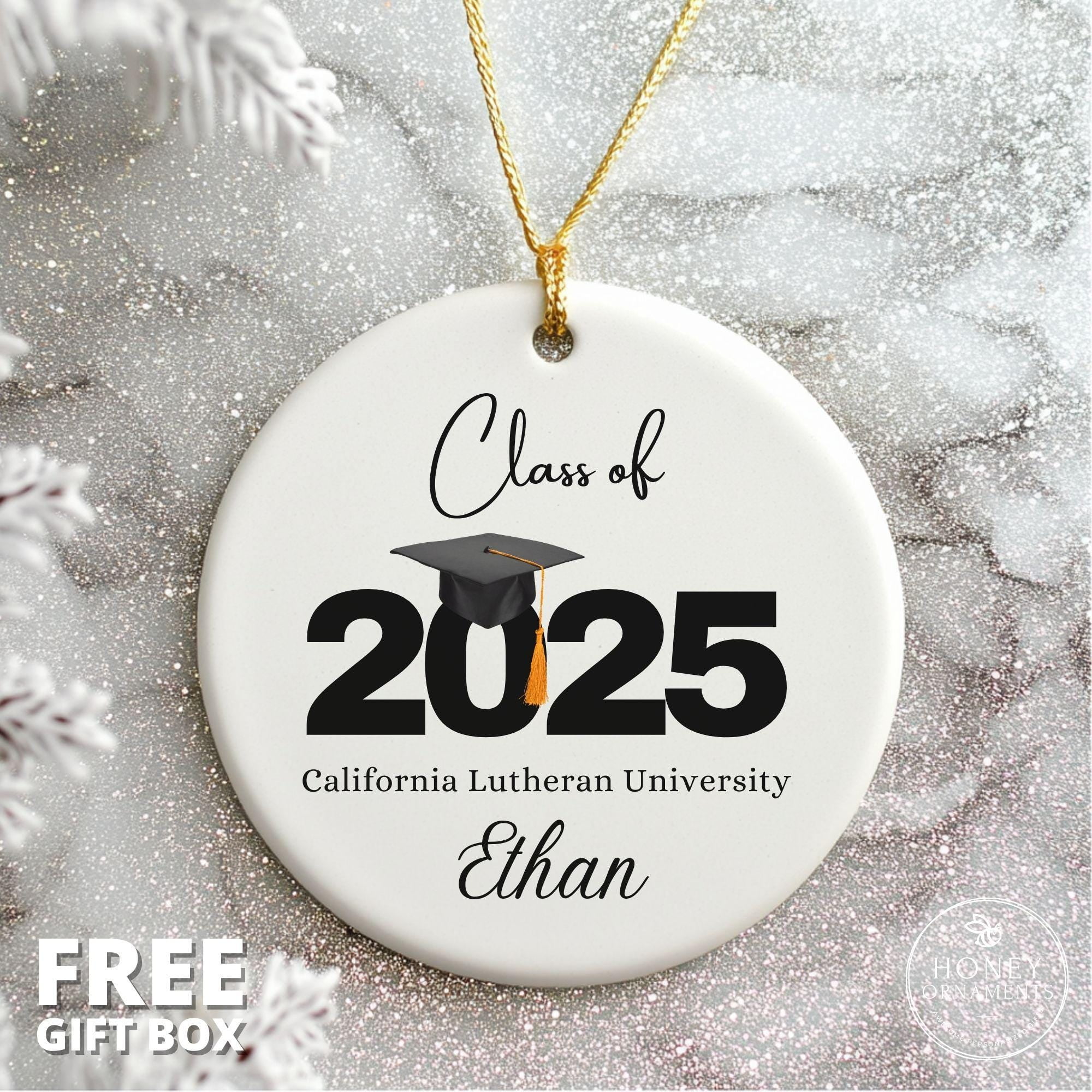 Graduation Gift for Her Personalized Senior Ornament Custom Class of ...