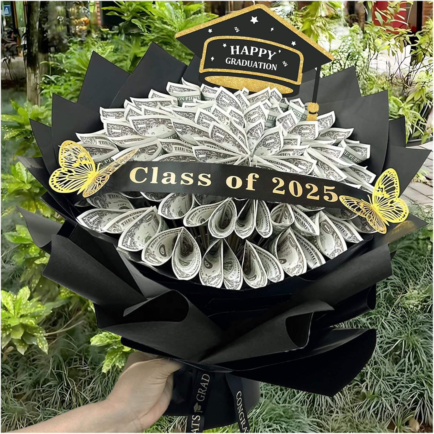 Graduation Gifts 2025 - DIY Money Bouquet for Her Him - Bouquets Filled ...