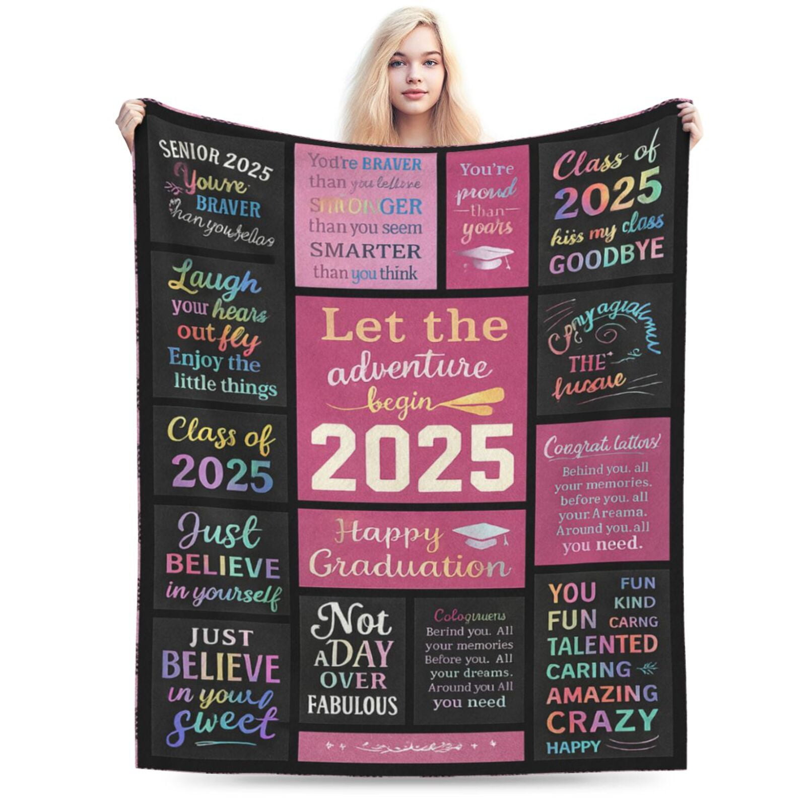 Graduation Gifts Blanket , 2025 Graduation Gifts for Her Girl, College ...