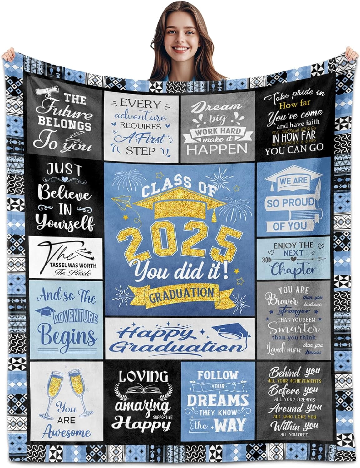 Graduation Gifts, Graduations Gifts for Him Her, Graduation Blankets ...