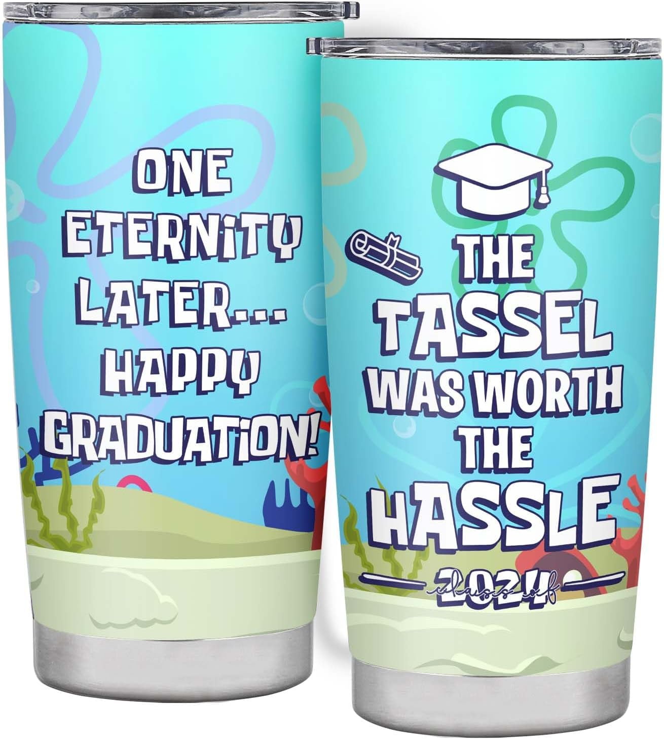Graduation Gifts for Her, Him - Class of 2024 - The Tassel was Worth ...